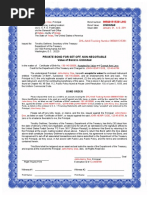 Regstered Bonded Promissory Note | PDF | Bonds (Finance) | Promissory Note