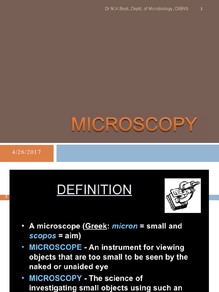 Micros | PDF | Microscope | Angular Resolution