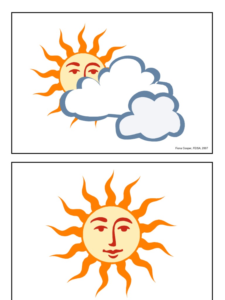 Picture Flashcards (Weather & Emotions) For Teaching English To Kids | PDF