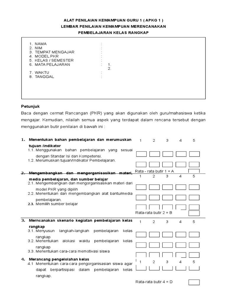 Laporan Apkg 1 Dan 2 PKR | PDF