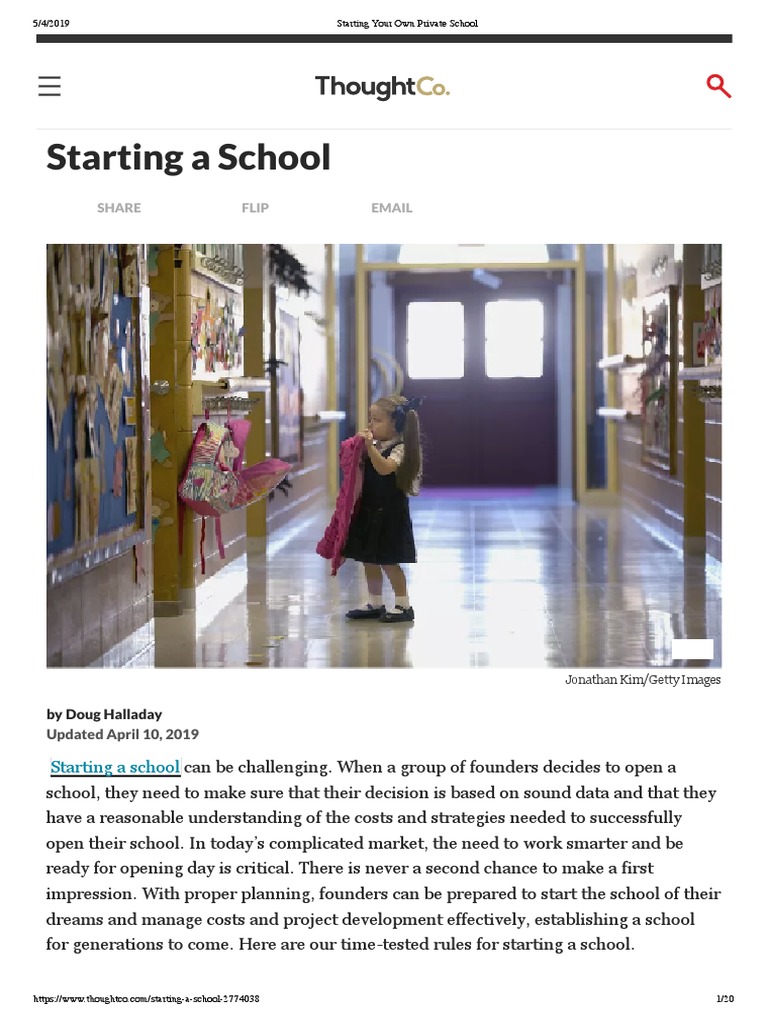 Starting A School: Resources For Students & Parents | PDF | Fundraising ...