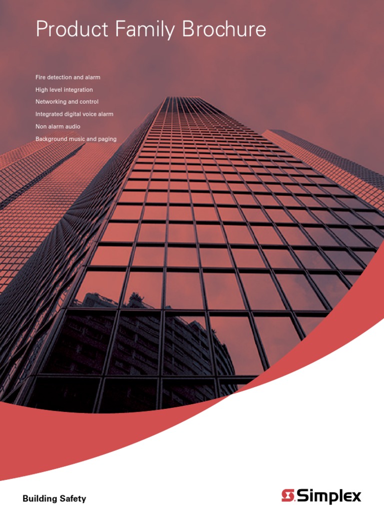 Tyco Simplex Product Family Brochure | PDF | Building Automation ...