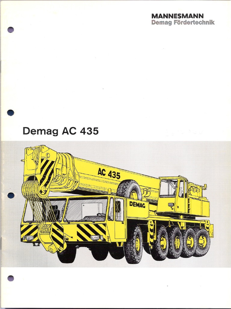 Demag AC 435 (160 Ton) PDF | PDF