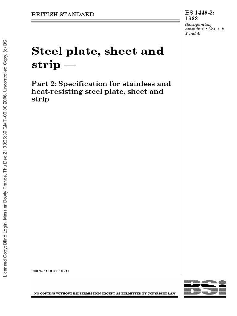 BS 1449-2-1983-1999 | Rolling (Metalworking) | Abrasive