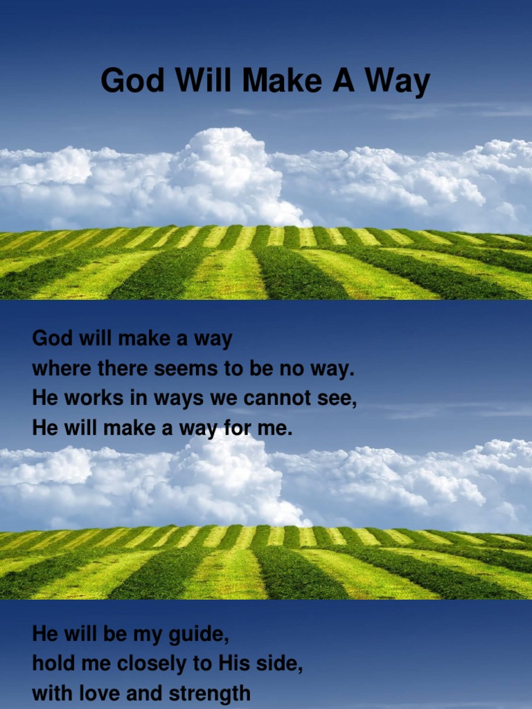 God Will Make Away | PDF