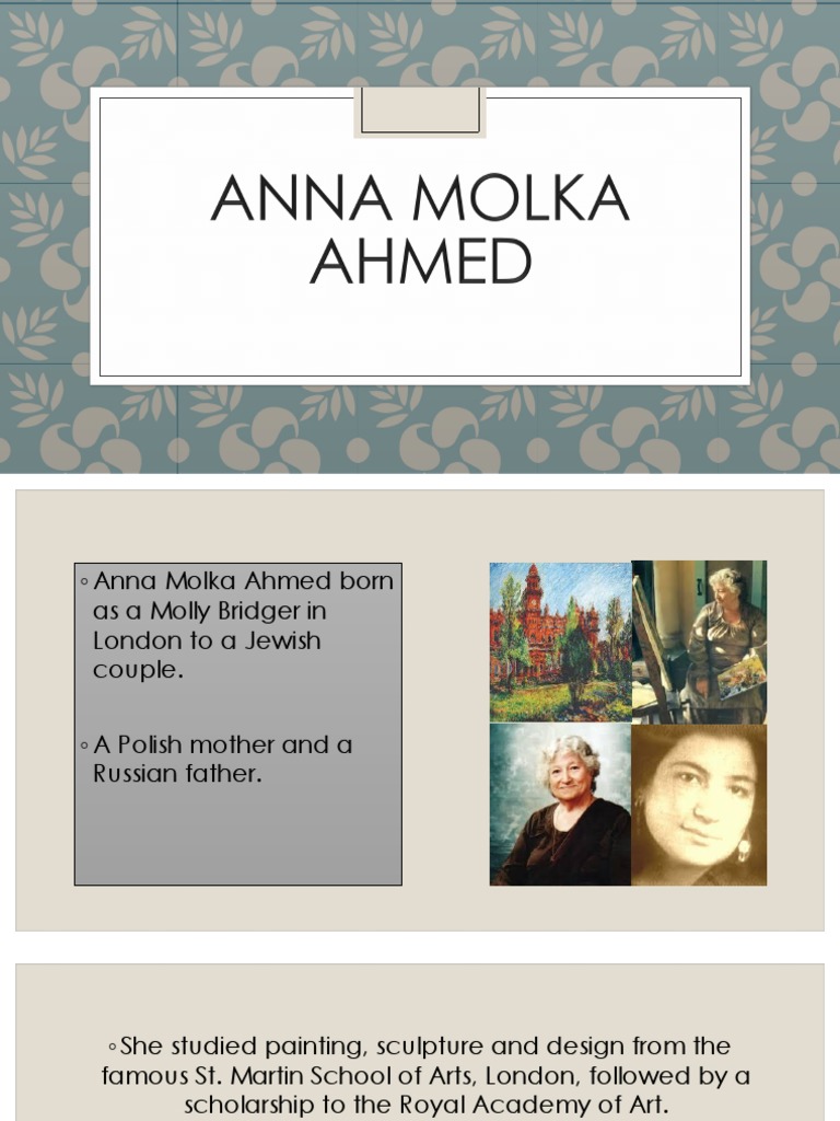 Anna Molka Ahmed | PDF | Paintings
