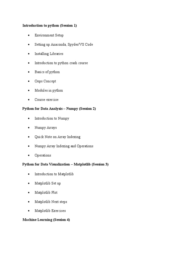 Introduction To Python (Session 1) | PDF