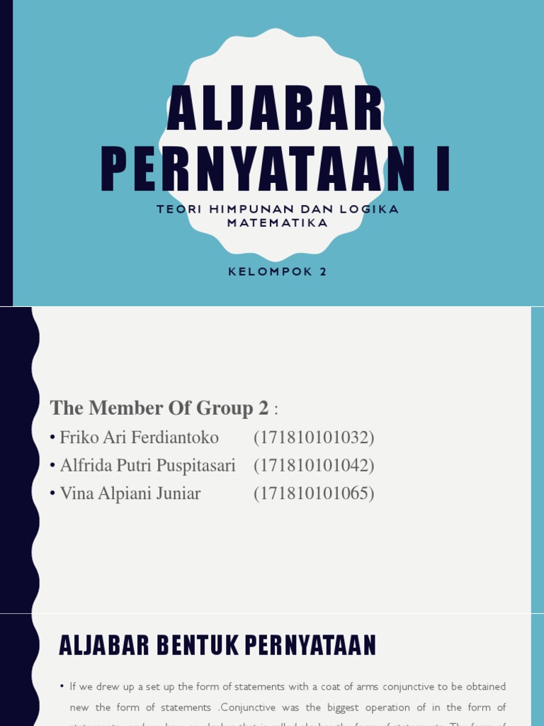 Teori Himpunan Dan Logika | PDF | Theorem | Contradiction