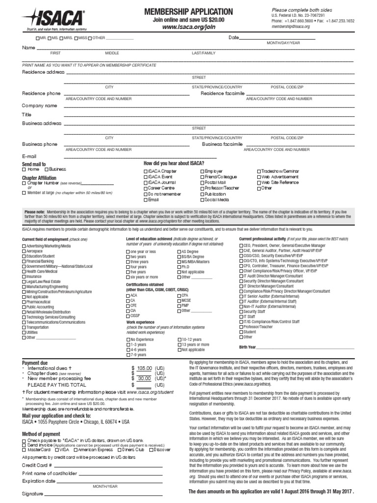 Professional-Membership-Application FRM Eng 0117 PDF | PDF | Chief ...