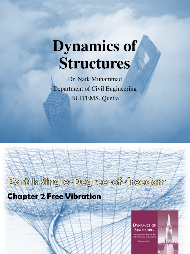 (Lecture - 2 - Updated) Dynamics of Structures Chapter 2 PDF | PDF ...