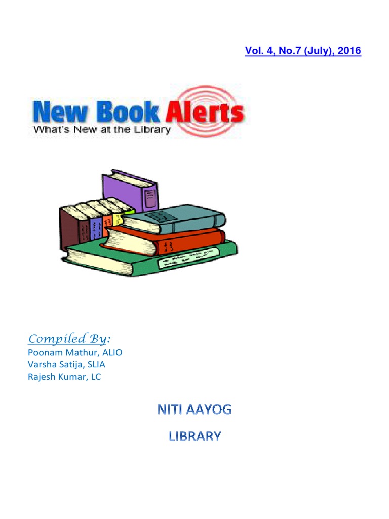 Book Alert July 2016 | PDF | Economics | Foods