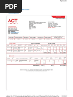 ACT Fibernet Invoice Download Guide | PDF | Invoice | Government