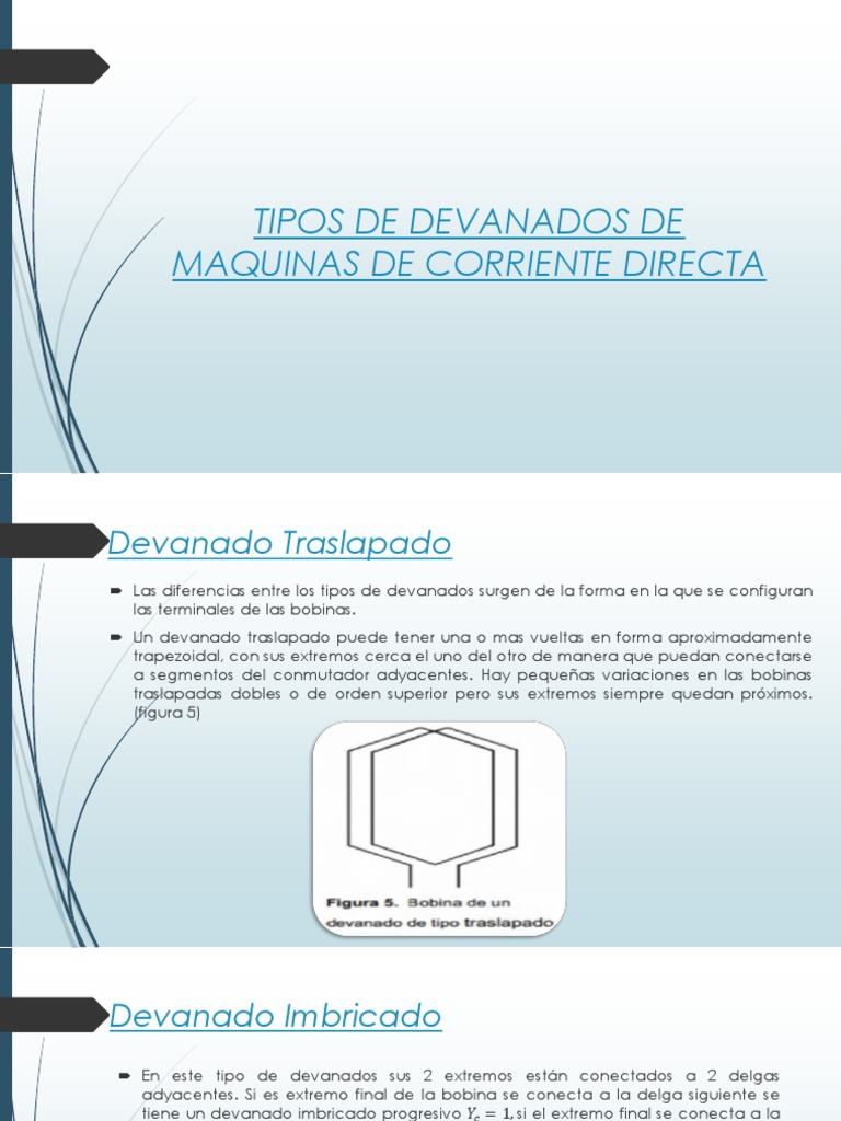 Tipos de Devanados | PDF | Inductor | Corriente eléctrica