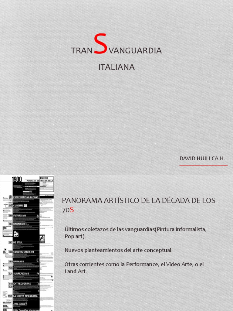 Transvanguardia Italiana | PDF | Pinturas | Movimientos de arte
