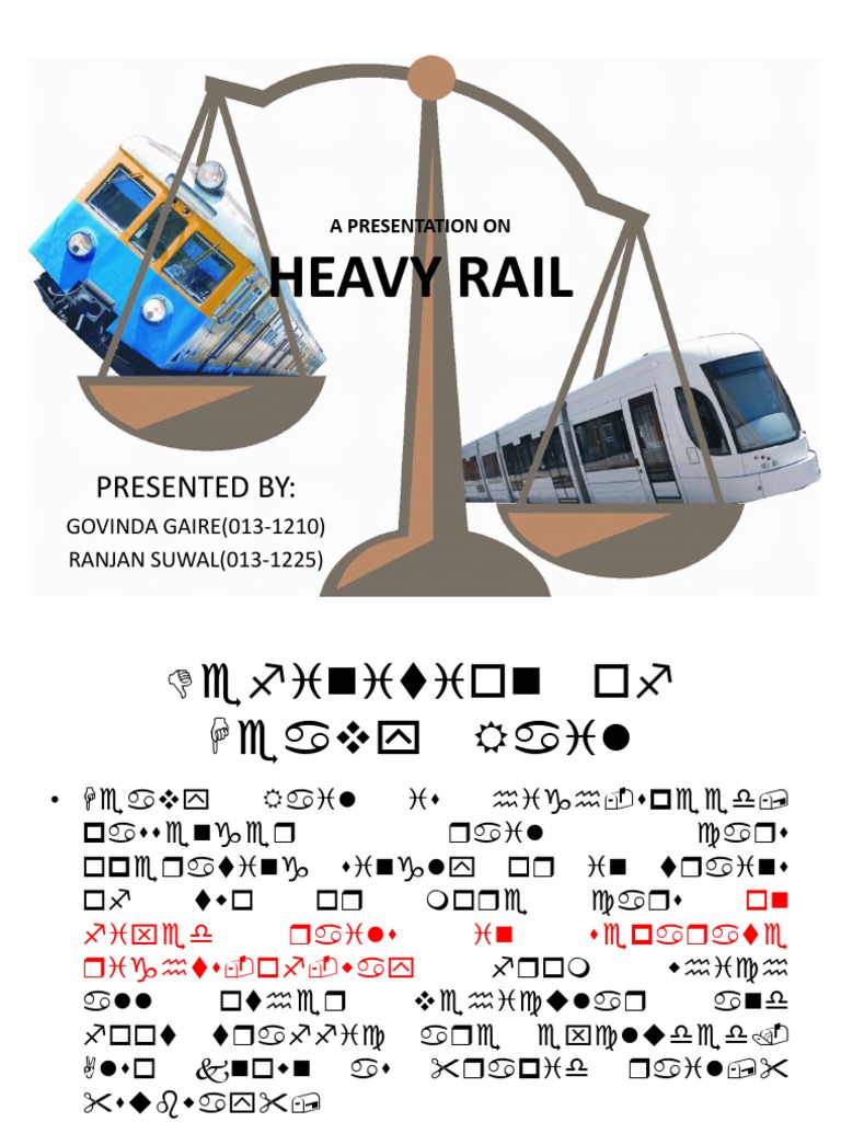 Heavy Rail Presentation | PDF | Rapid Transit | Rail Transport