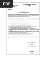 LAMP I - Contoh Format RKK Kontraktor | PDF