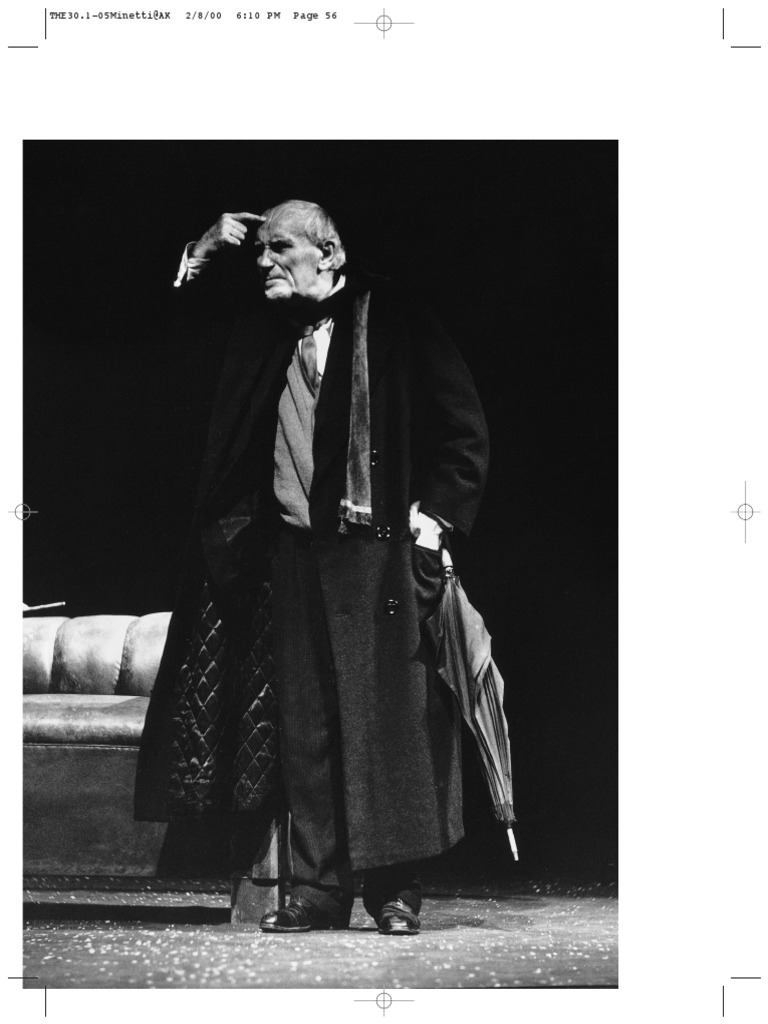 Thomas Bernhard - Minetti | PDF