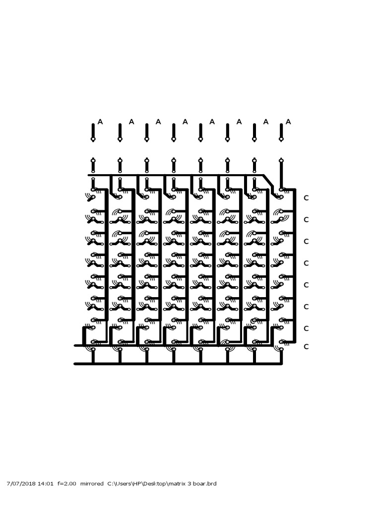 A C matrix circuit board layout | PDF