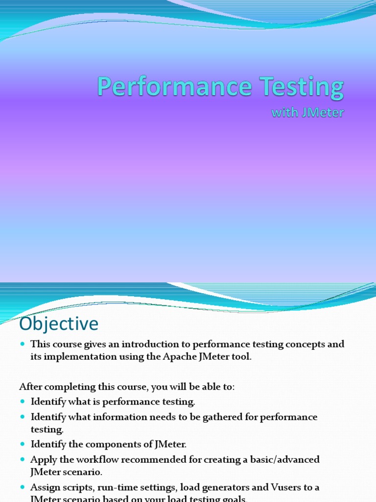 Performance Testing With Jmeter Pdf Pdf Scalability Web Service