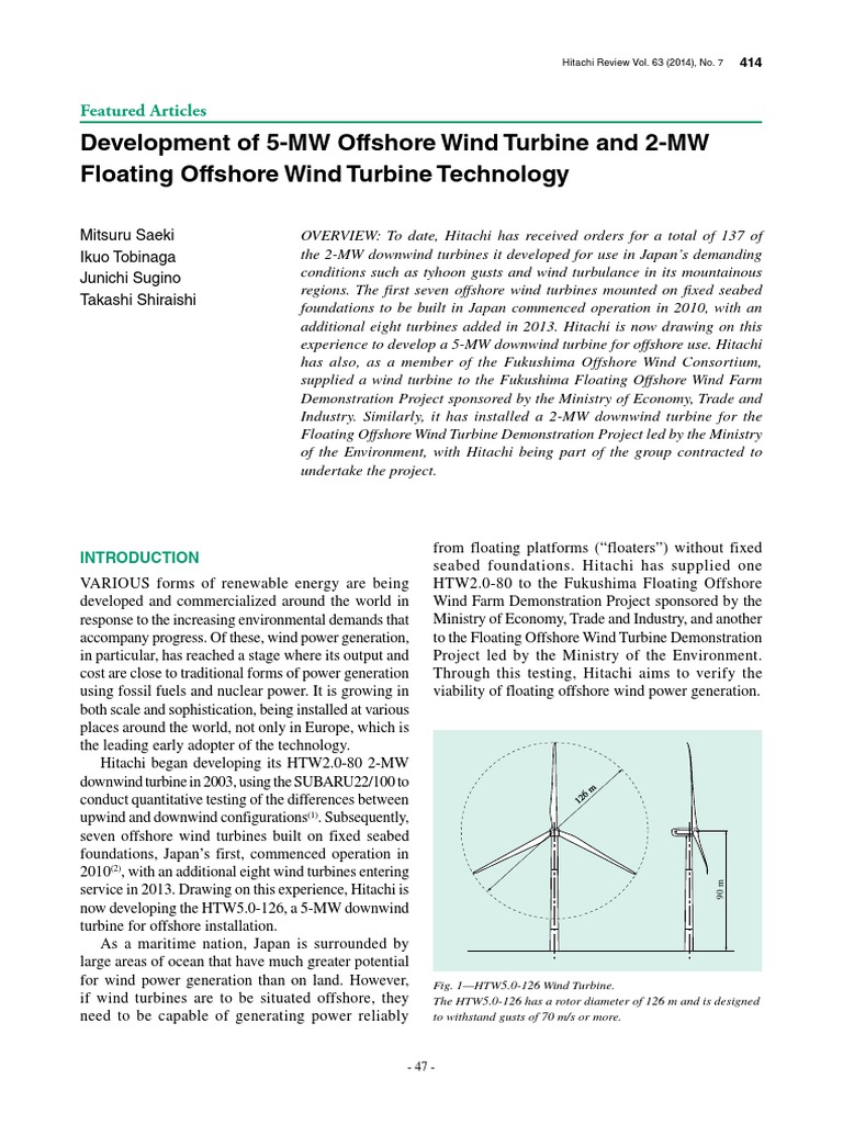Wind Turbine | PDF | Offshore Wind Power | Wind Power
