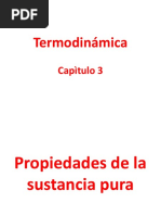 Capítulo 3, Termodinámica, Propiedades de Las Sustancias Puras, 2022-1 | PDF | Fase (materia ...