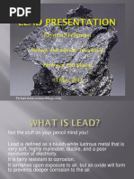 Lead Toxic Heavy Metals Fact Sheet | PDF | Lead | Medical Specialties