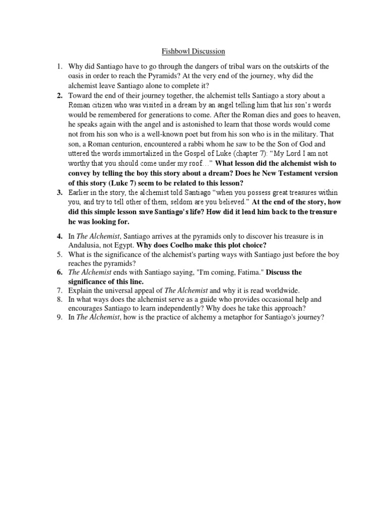 Fishbowl Discussion | PDF