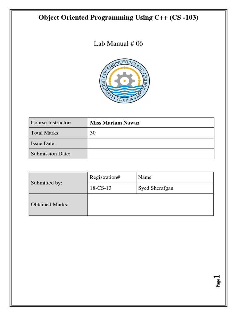Object Oriented Programming Lab Deriving Classes And Adding Member