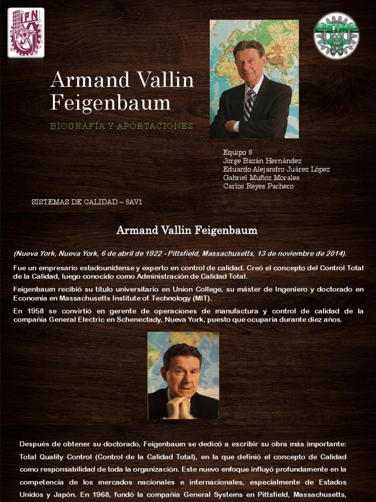 Armand Feigenbaum | PDF | Calidad (comercial) | Business