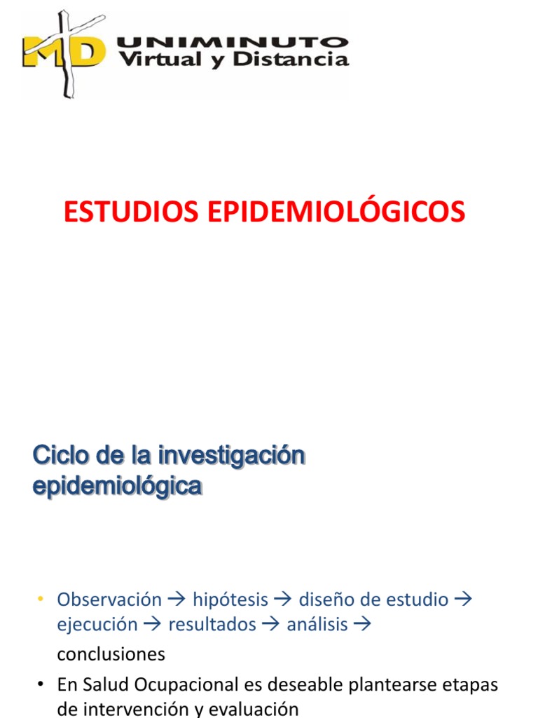 Estudios Epidemiológicos | Ensayo clínico | Caso práctico