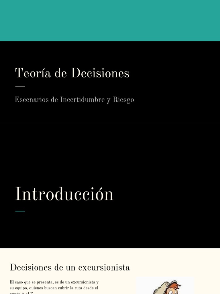 02 Teoría de Decisiones | Descargar gratis PDF | Toma de decisiones ...