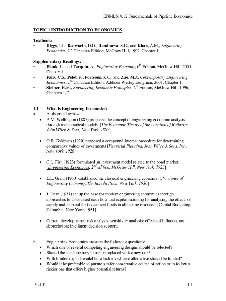 Topic 1 Introduction To Economics | PDF | Economics | Investing