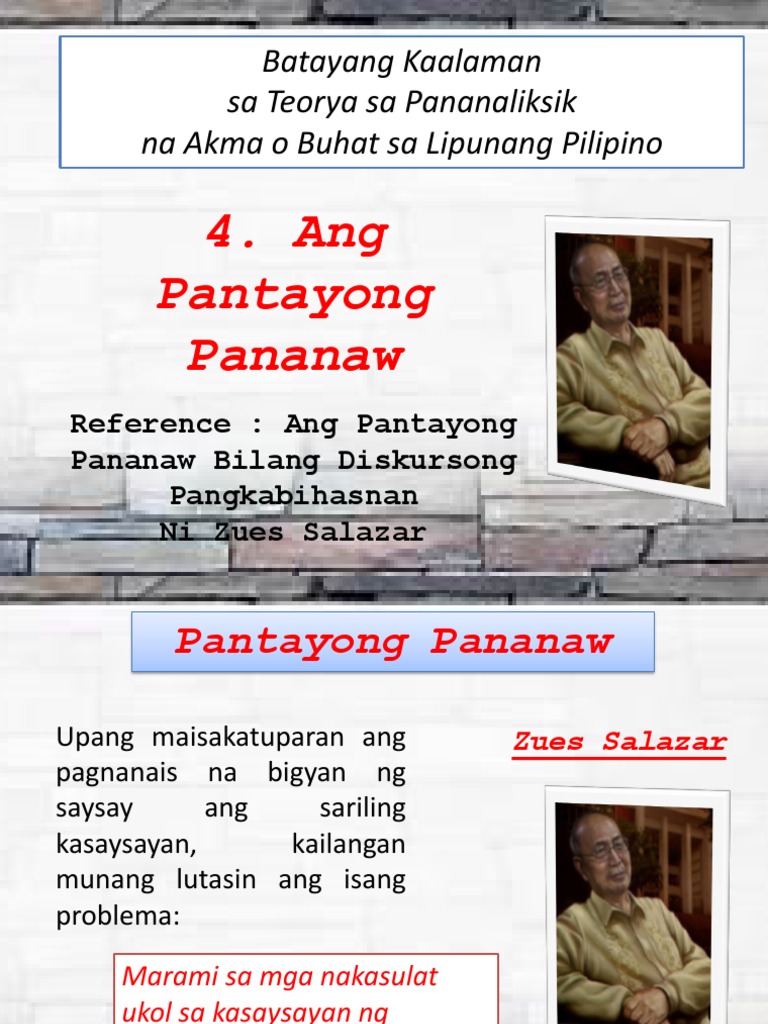 Ang Pantayong Pananaw PART 1 Powerpoint | PDF