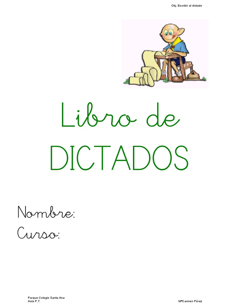 Libro de Dictados | PDF
