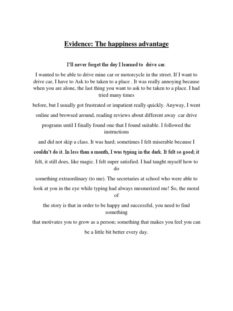 The Happiness Advantage | PDF