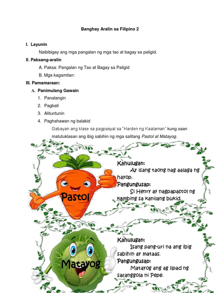 Filipino 2nd Draft | PDF