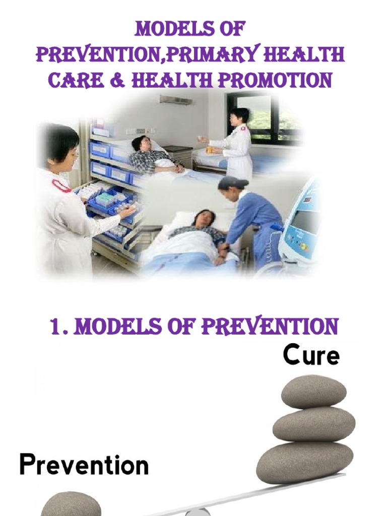 Models Of Prevention,Primary Health Care & Health Promotion | Health ...