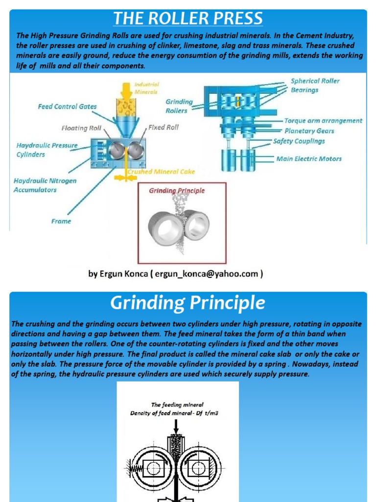 THE HIGH PRESSURE ROLLER PRESS | PDF | Mill (Grinding) | Wear