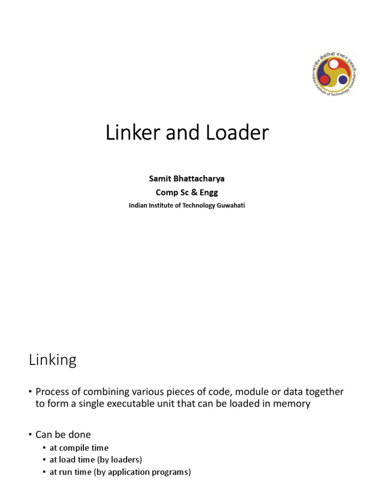 Tutorial-4 Linker Loader Part1 | PDF | Library (Computing) | Systems ...