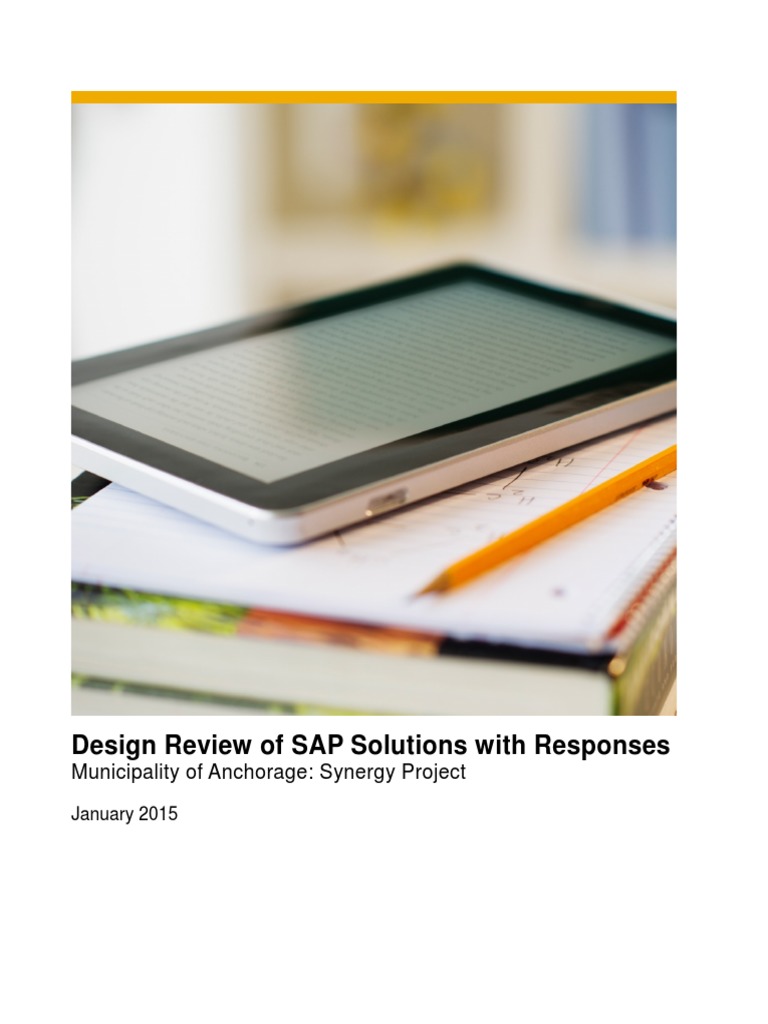 SAP Design 503pg Design Review of SAP Solutions With Responses PDF ...
