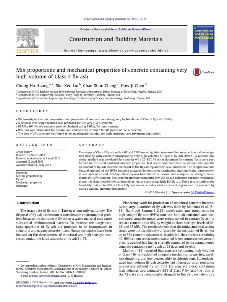 Compressive Strength Prediction | PDF | Fly Ash | Concrete