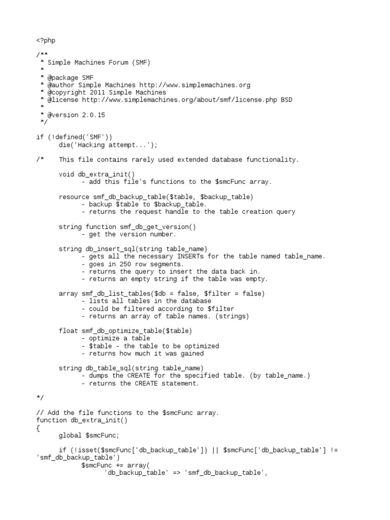 DbExtra Sqlite - PHP | PDF | Table (Database) | Array Data Structure DbExtra Sqlite - PHP | PDF | Table (Database) | Array Data Structure