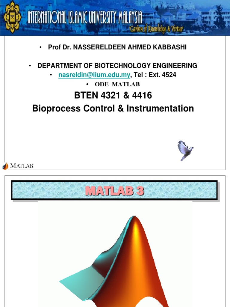 MatLab 3 PDF | PDF | Ordinary Differential Equation | Differential ...