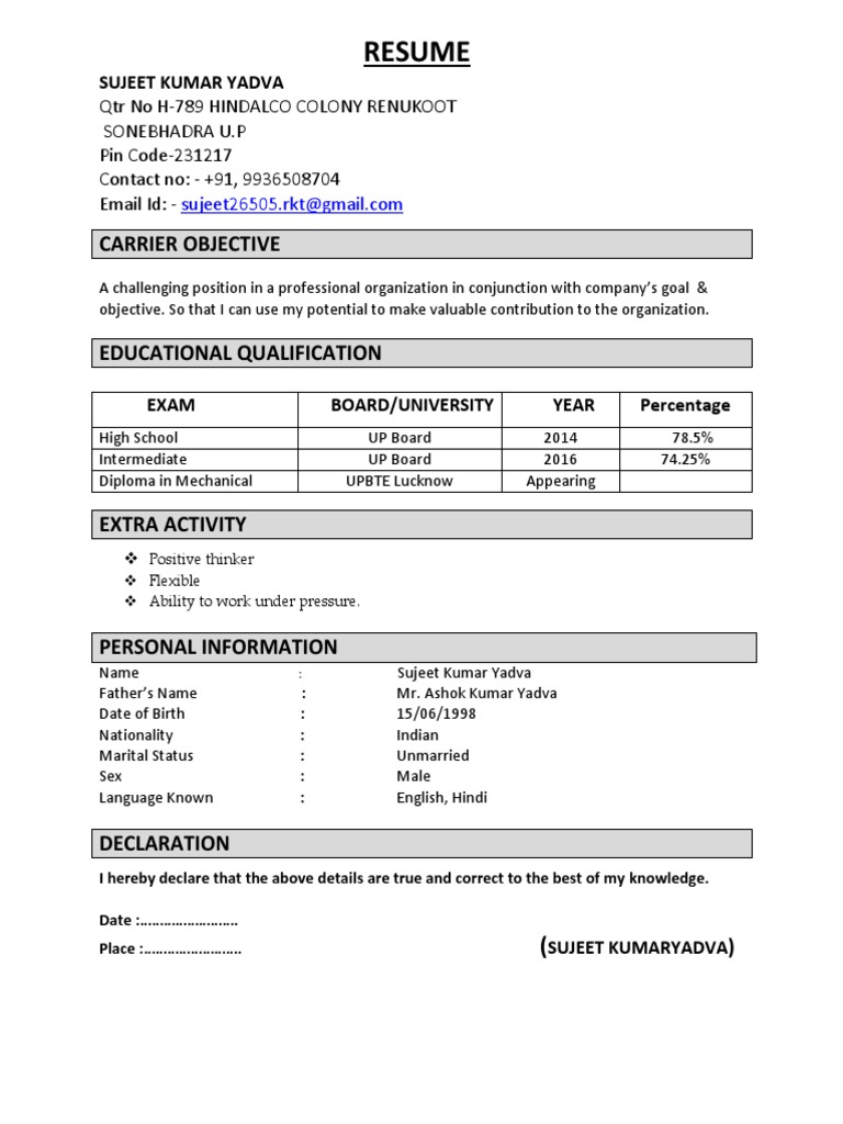 Sujeet | PDF | Career & Growth