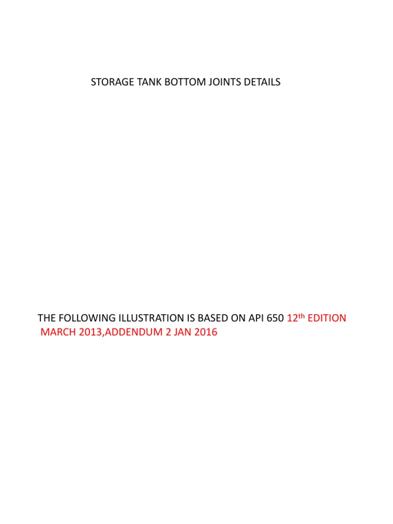 Storage Tank Weld Joints | PDF | Seam (Sewing) | Joining