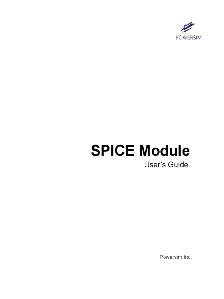 Spice Commands and User Manual | PDF | Spice | Field Effect Transistor