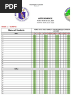 EsP Grading Sheet Template With LOP | PDF