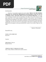 CDA Professional Philosophy Statement Guide | PDF