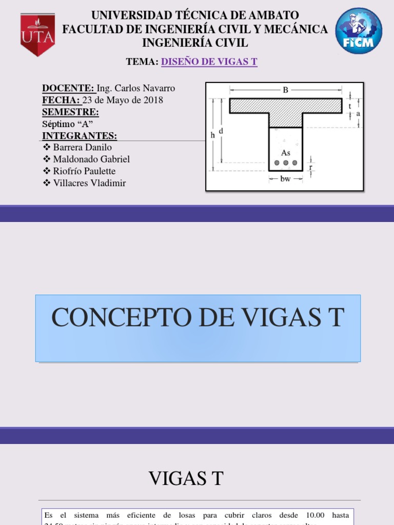 Vigas T | PDF | Science | Ingeniería