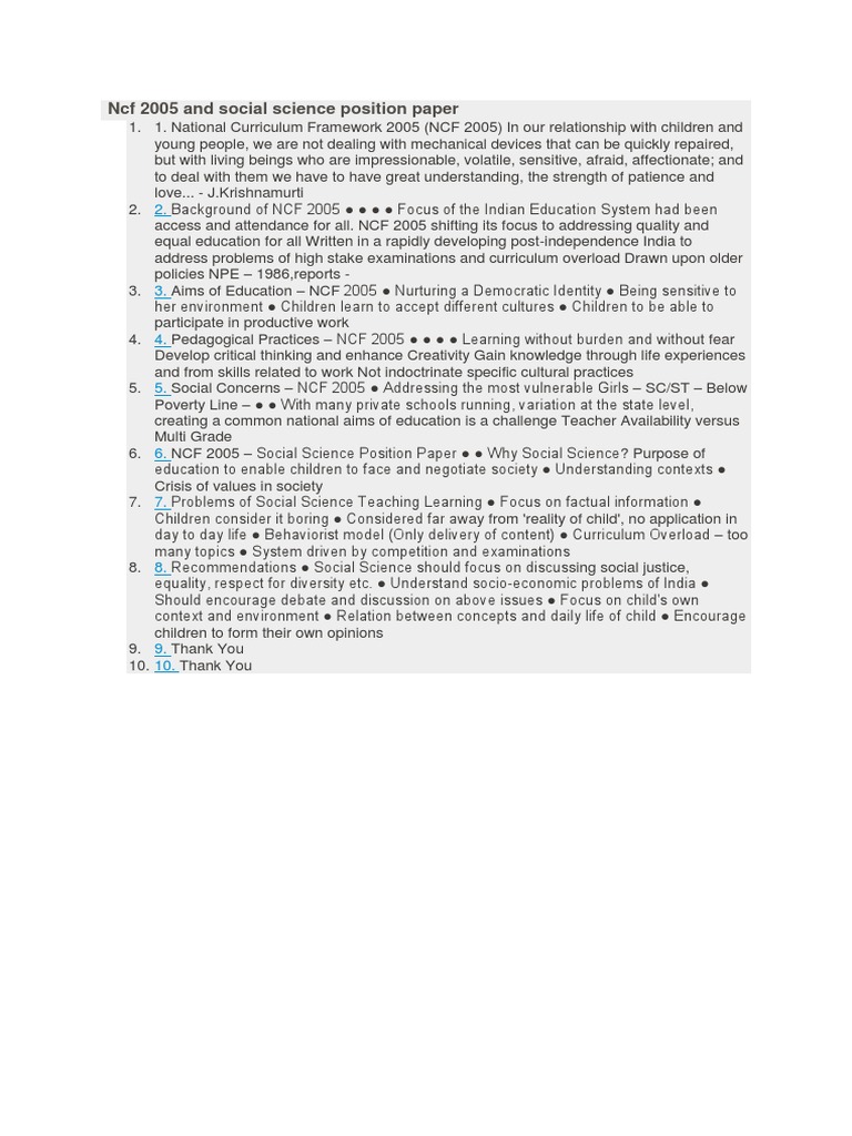 Status of Social Science | PDF | Communication | Change